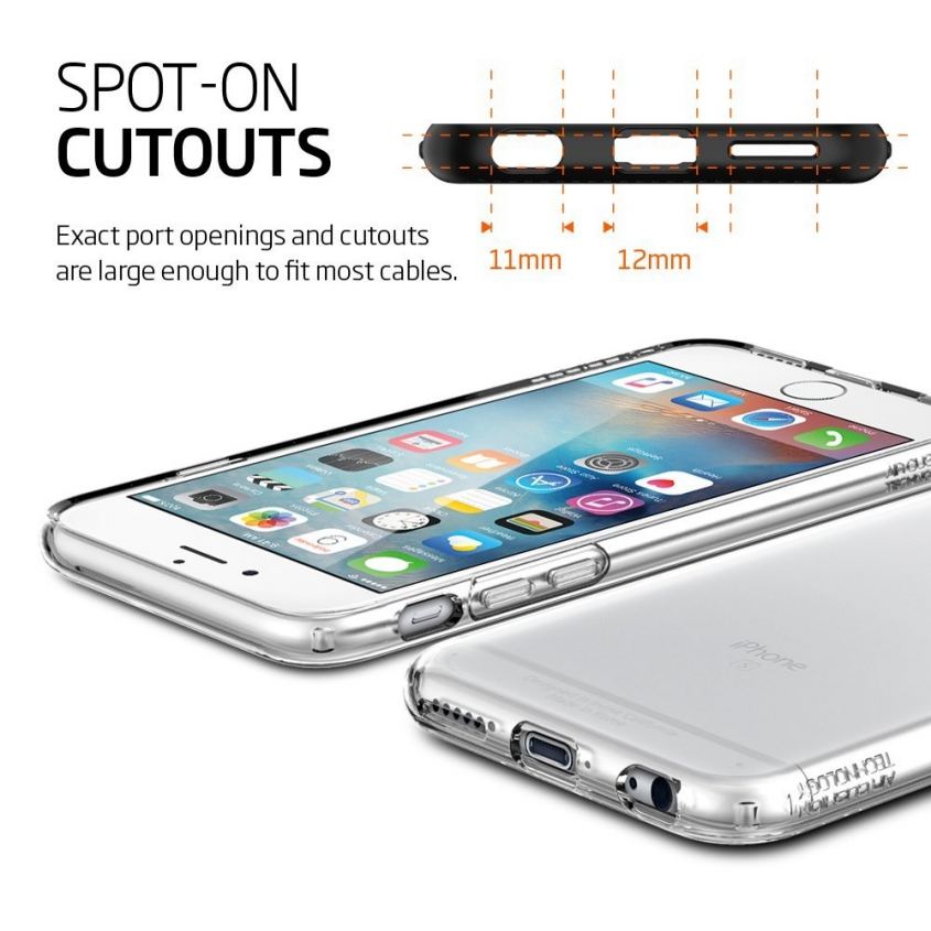 Spigen Liquid Armor Case - качествен твърд кейс за iPhone 6S, iPhone 6 ...
