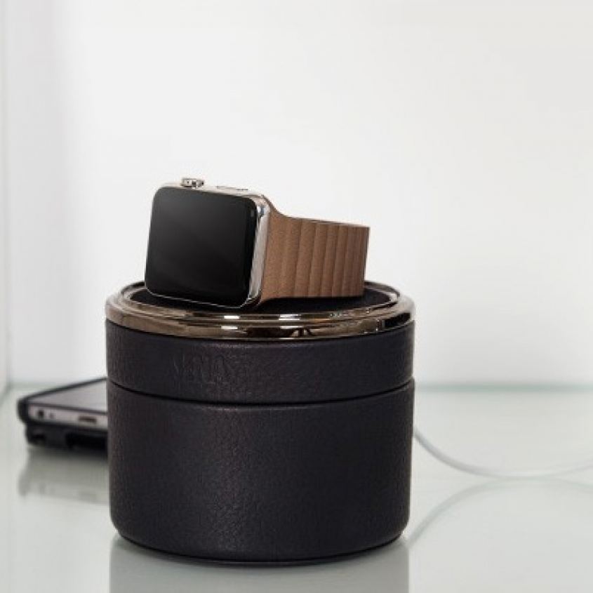 Sena Leather Travel Watch Case - кейс и поставка с възможност за ...