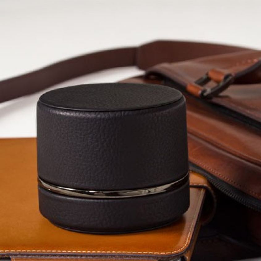 Sena Leather Travel Watch Case - кейс и поставка с възможност за ...