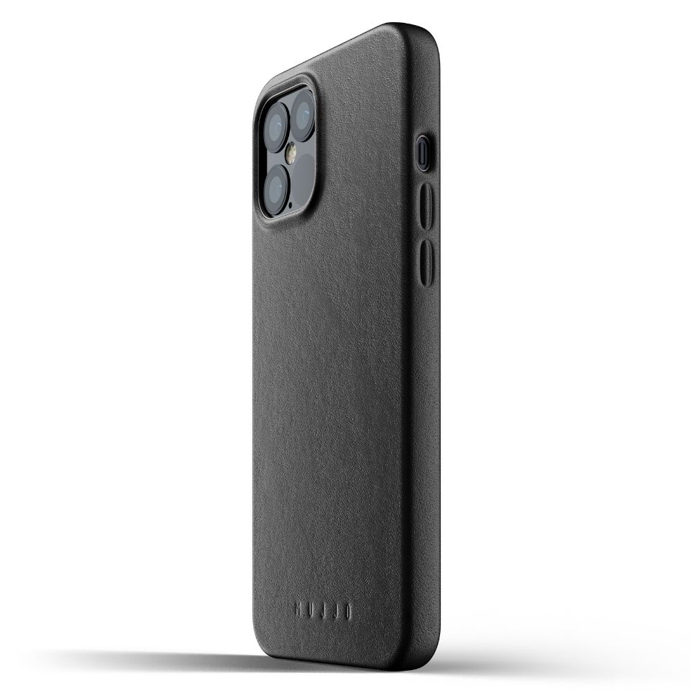 Mujjo Full Leather Case - кожен (естествена кожа) кейс за iPhone 12 Pro ...