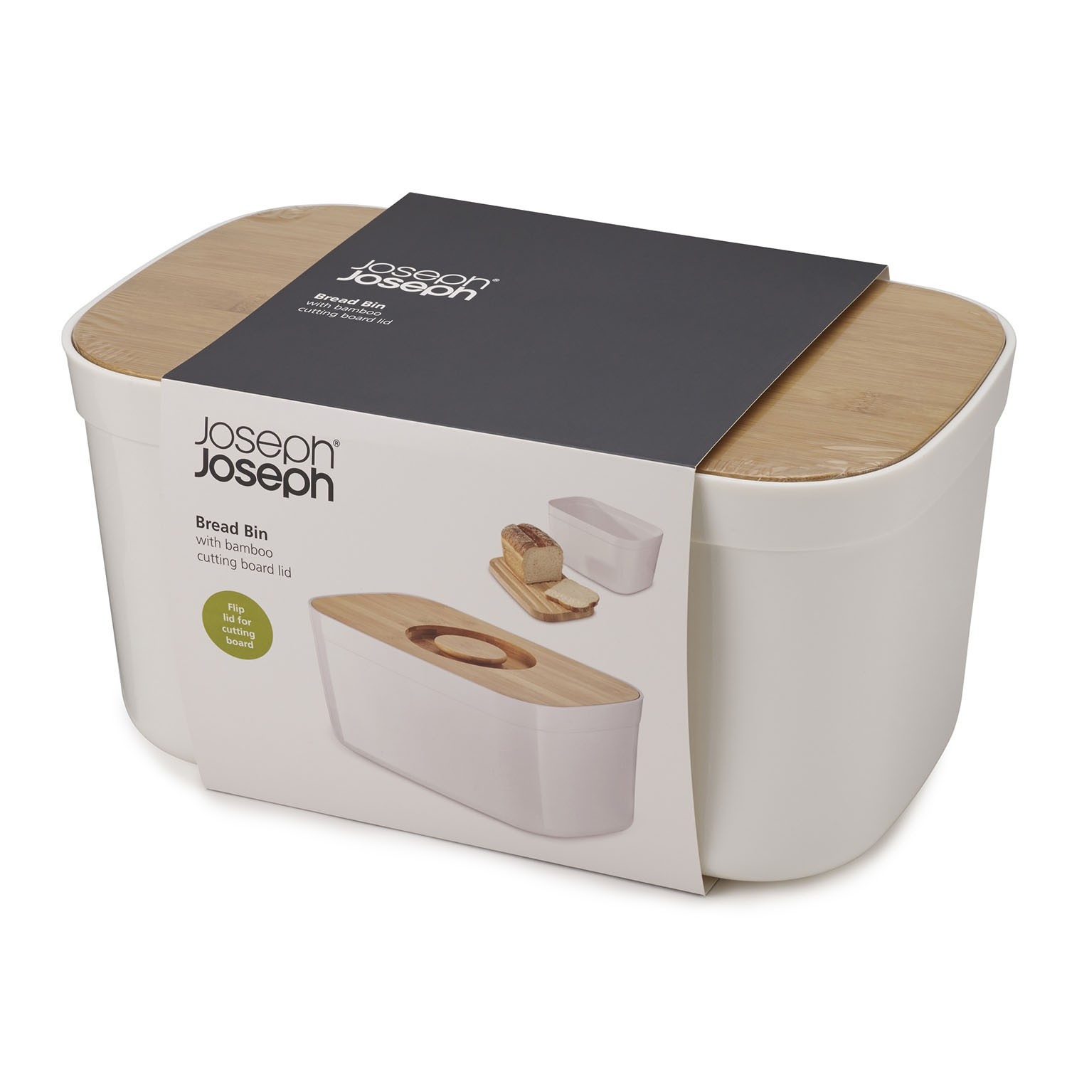 Joseph-Joseph Bread Box and Cutting Board - комплект кутия за хляб и ...