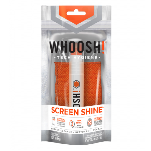 Whoosh Pocket Screen Shine Pocket Sprayer with antimicrobial microfiber ...