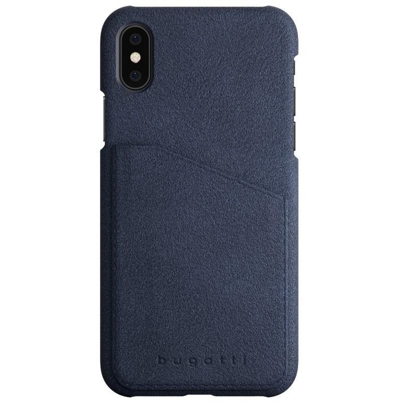 Bugatti Londra Case - велурен кейс за iPhone XS, iPhone X (син), на ТОП ...