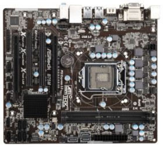 Дънна платка GIGABYTE B75M-D3H ,Intel B75 Express Chipset,4xDDR3,1 x D ...