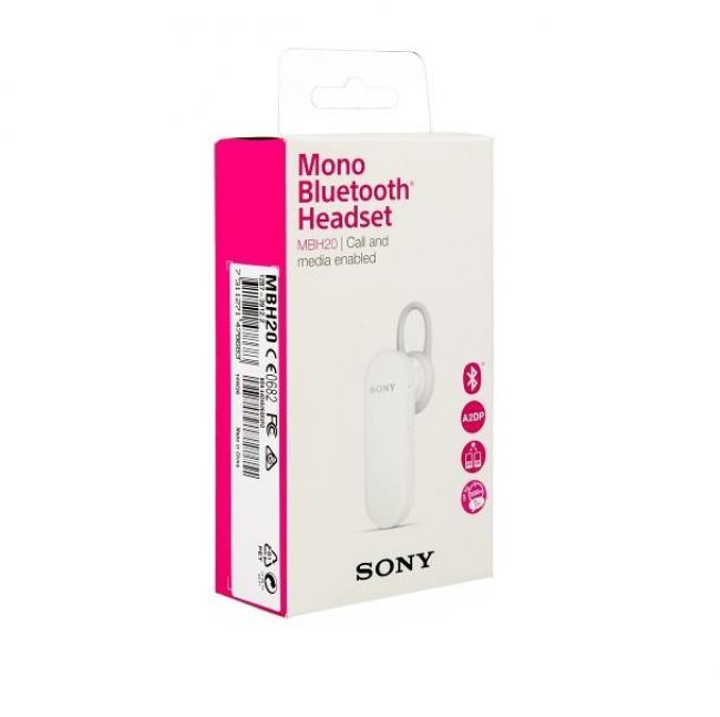 Sony BT Headset MBH20 - Bluetooth слушалка за iPhone и мобилни телефони ...